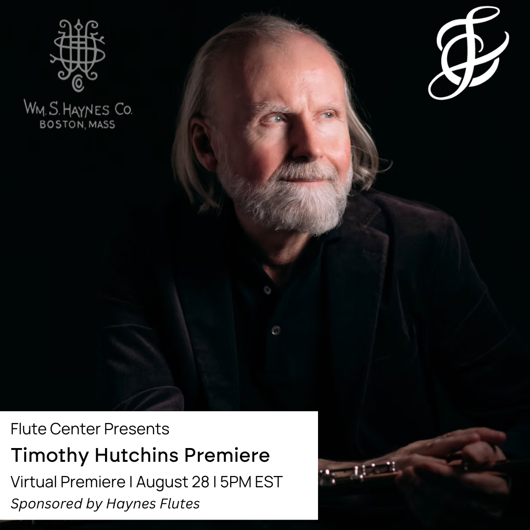 Timothy Hutchins Recital & Masterclass Premiere – Flute Center