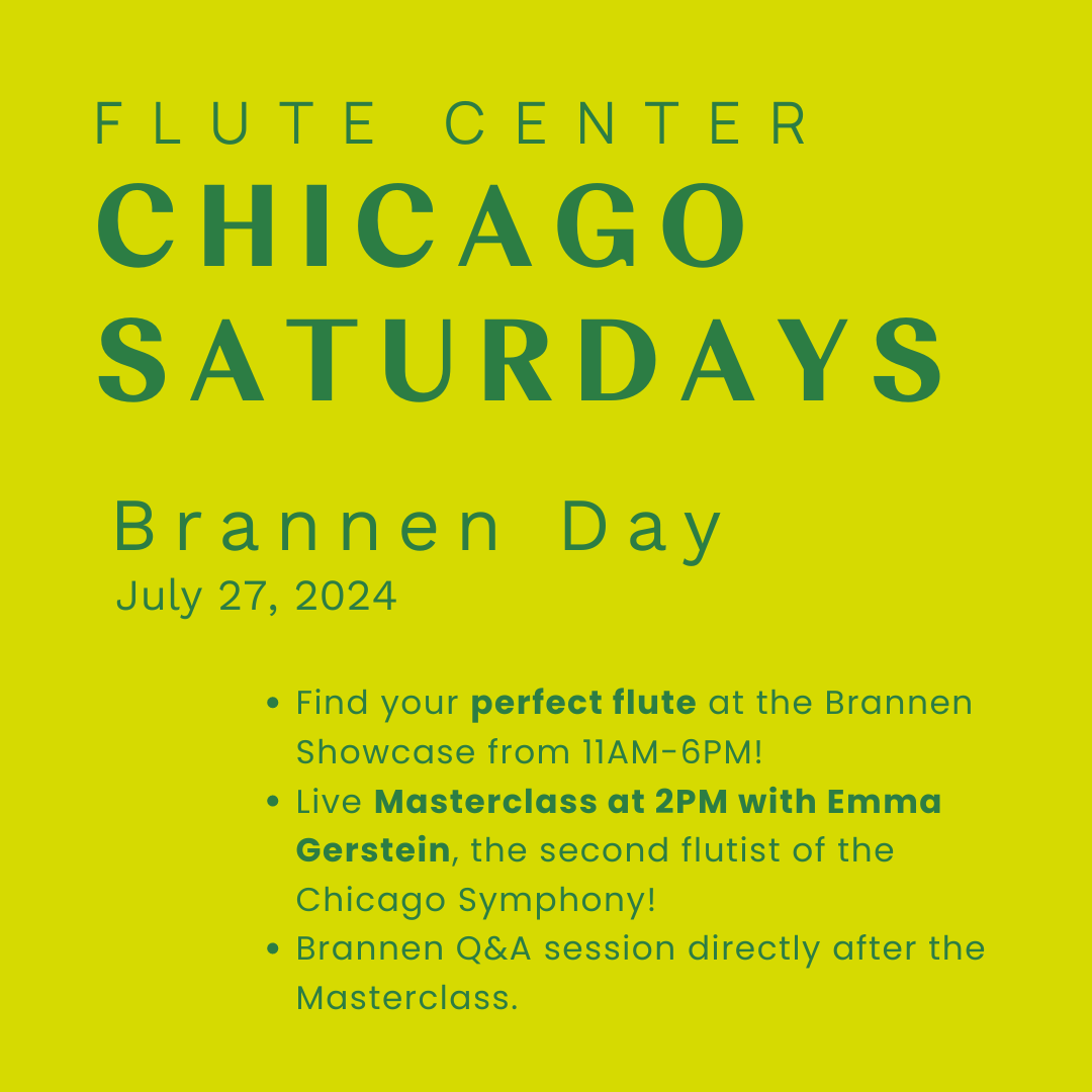 Chicago Saturdays: Brannen Day – Flute Center
