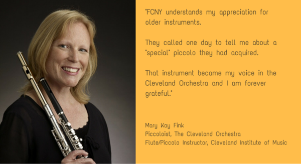 Mary Kay Fink, Piccoloist in Cleveland Orchestra – Flute Center