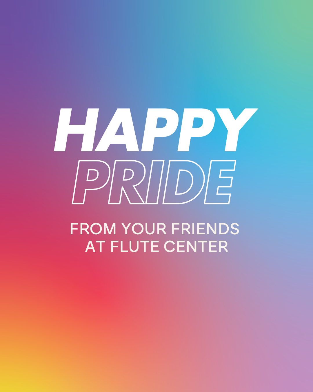 Pride Month at Flute Center