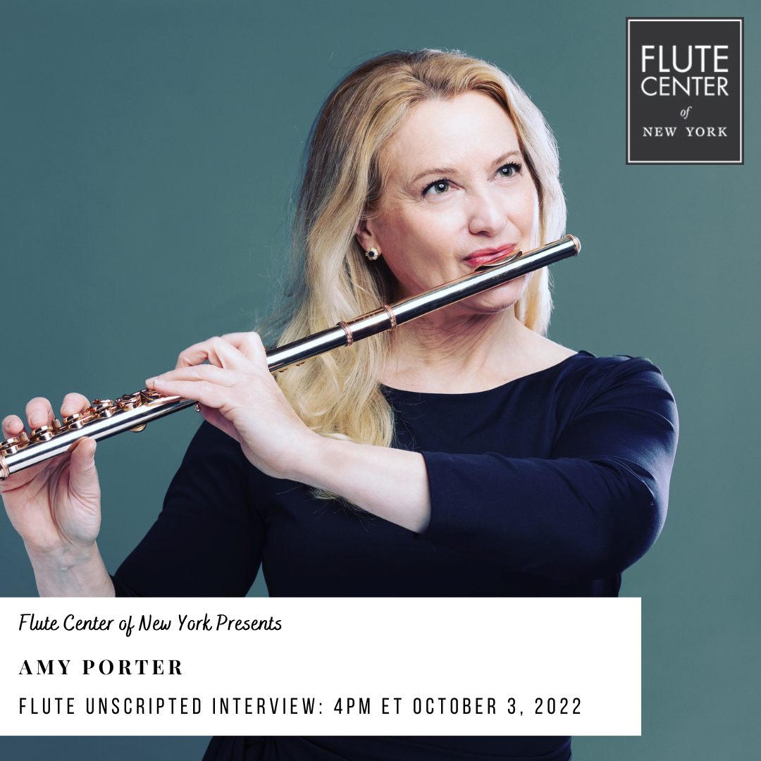 Amy Porter Flute Unscripted: October 3 – Flute Center