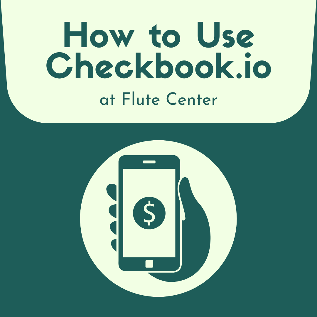 How to Use Checkbook.io – Flute Center
