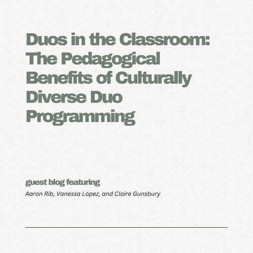Duos in the Classroom: The Pedagogical Benefits of Culturally Diverse ...