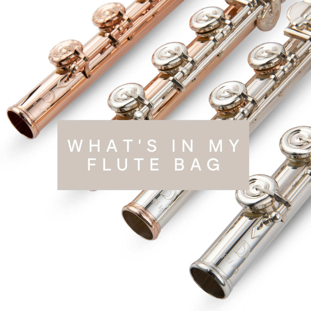What's in my flute bag? – Flute Center
