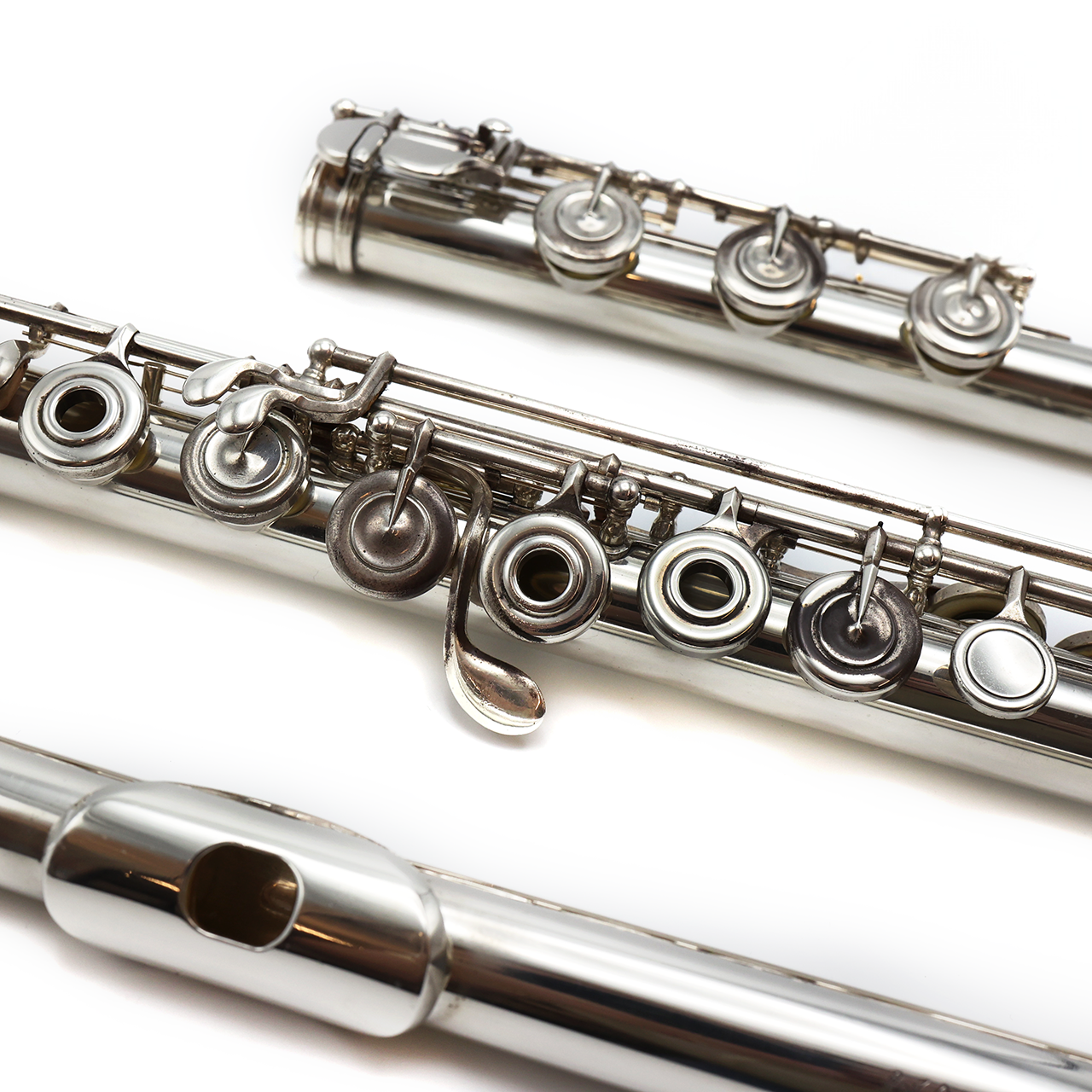 Haynes Custom #51825 - Silver flute, offset G, C# trill key, D# roller ...