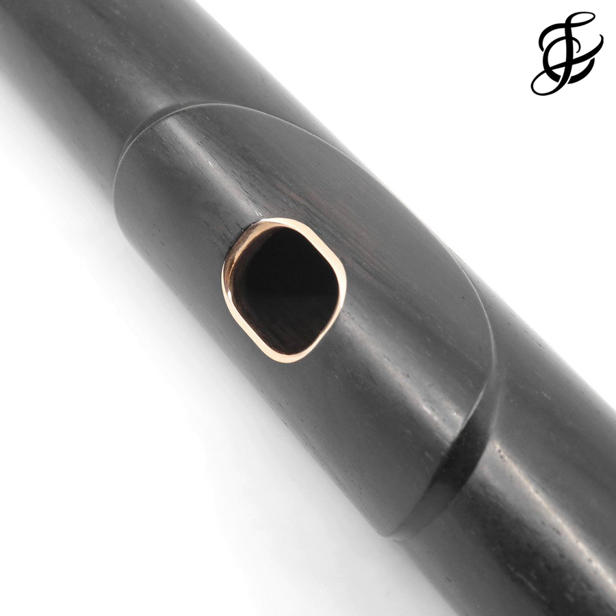 Mancke Wood Headjoint with 14K Rose Gold Riser and Tenon – Flute Center