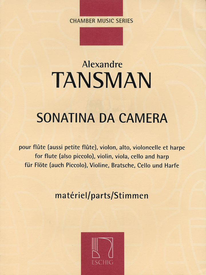Sonatina da camera (Flute, Violin, Viola, Cello, Harp) – Flute Center