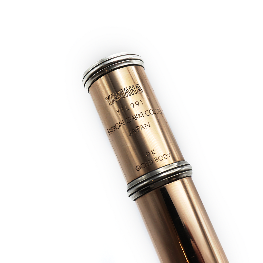 Yamaha Flute Model 991H #196 - 9K gold, inline G, split E mechanism, B ...