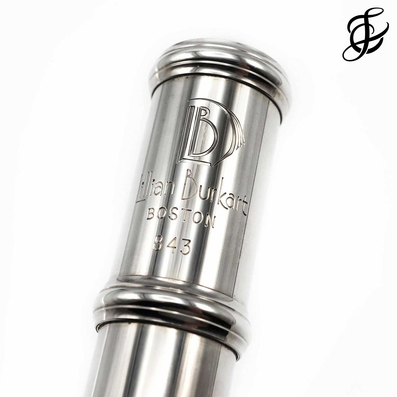 Burkart Elite #843 - Pure silver flute, inline G, C# trill key, B foot ...