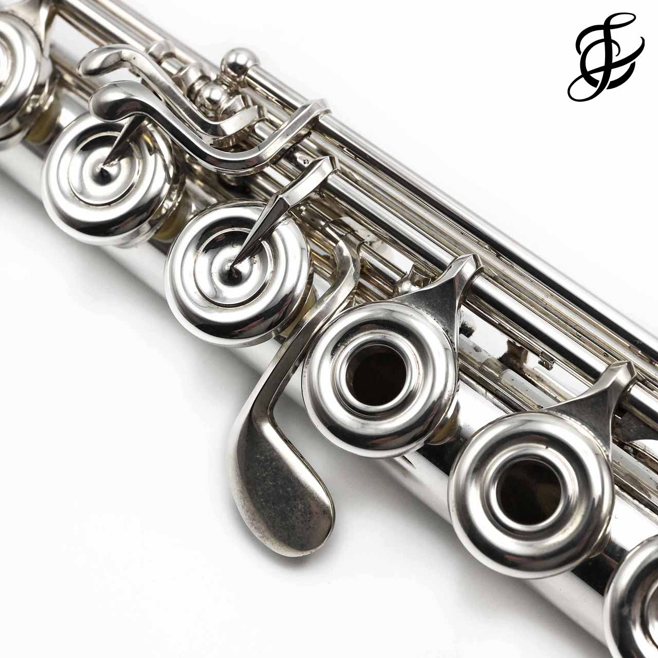 Burkart Elite #843 - Pure silver flute, inline G, C# trill key, B foot ...