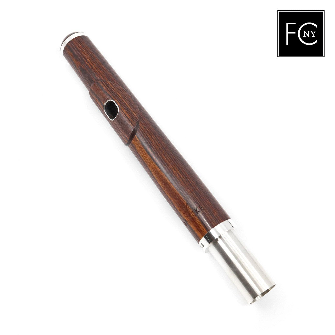 Mancke Wood Headjoint with Platinum Riser and Silver Tenon – Flute Center