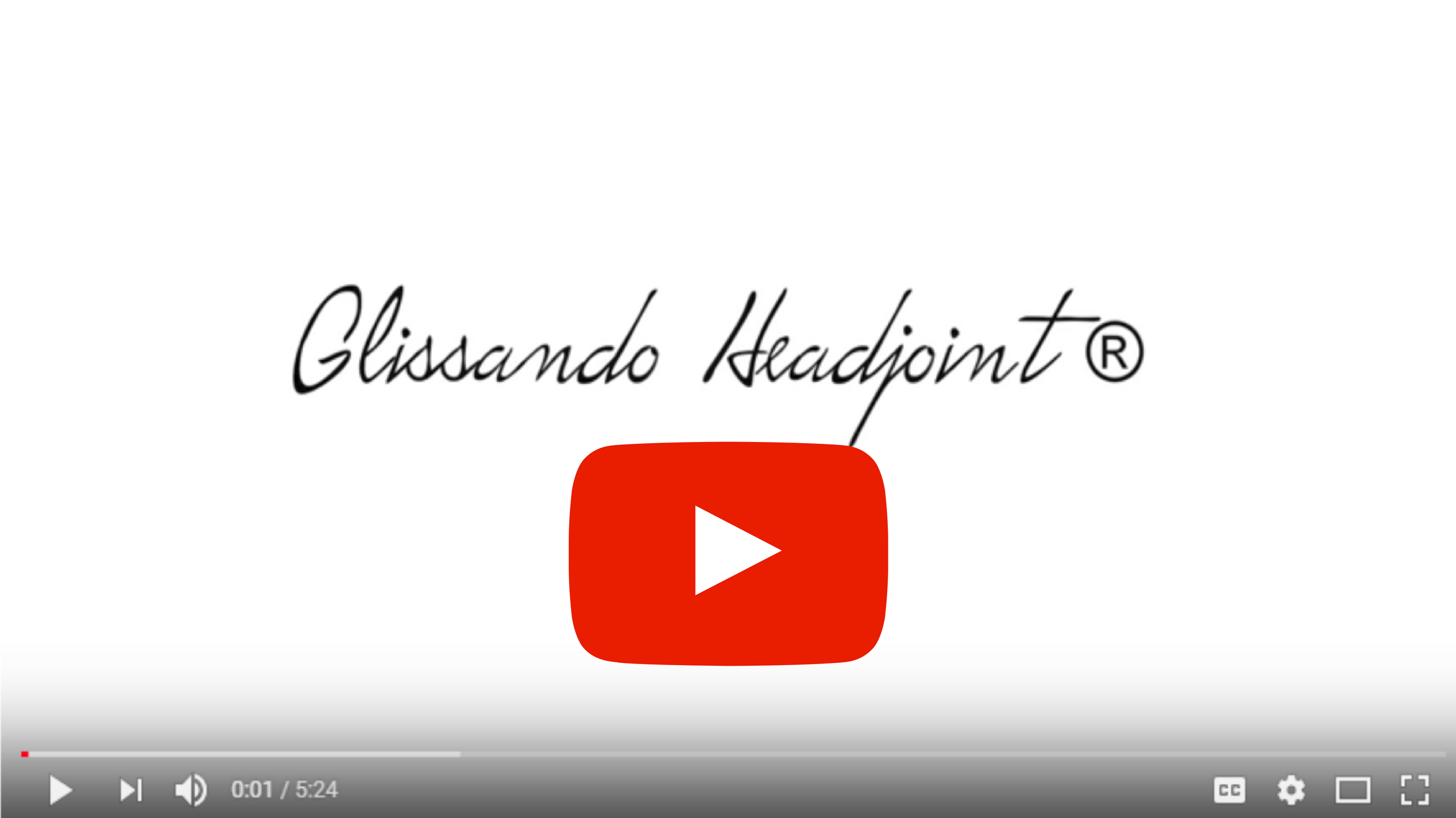 Glissando Headjoint by Robert Dick New – Flute Center