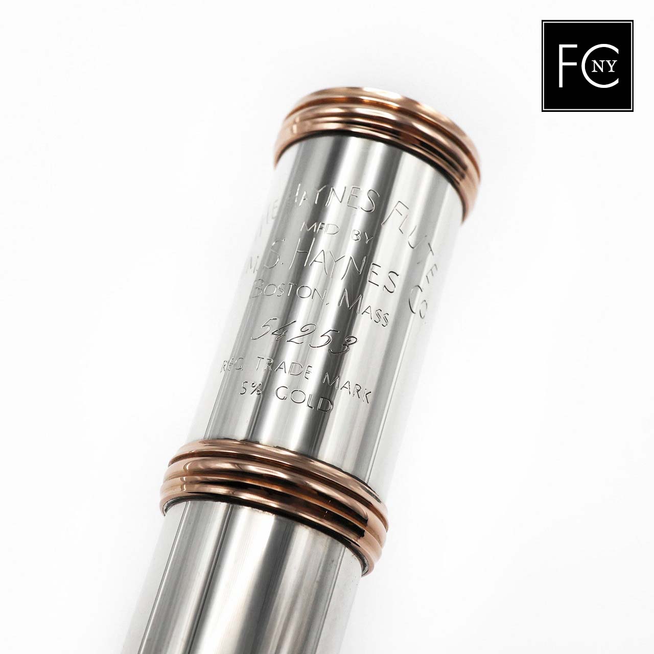 William S. Haynes Handmade Custom Flute in 5% Gold with 14K Gold Tone ...