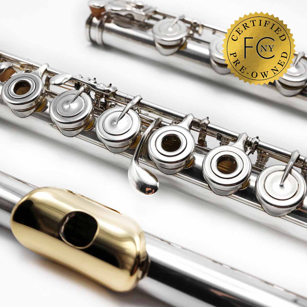 Lamberson #101 - Silver flute, inline G, B footjoint – Flute Center