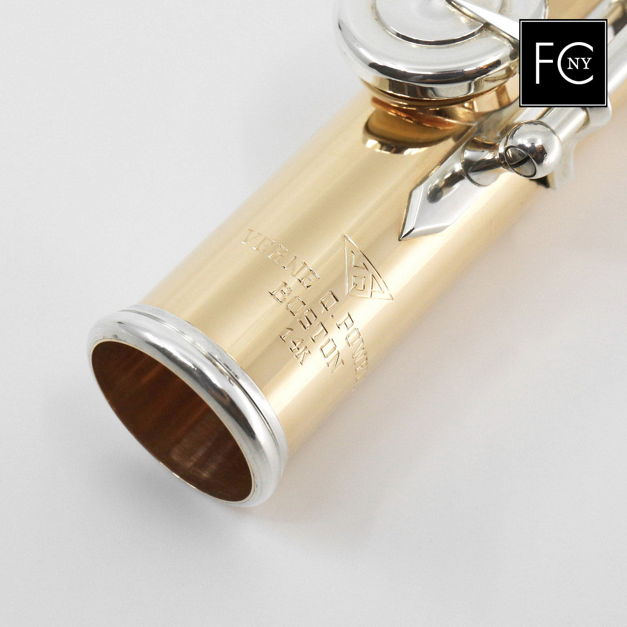 Verne Q. Powell Handmade Custom Flute in 14K Gold with Silver Mechanis ...