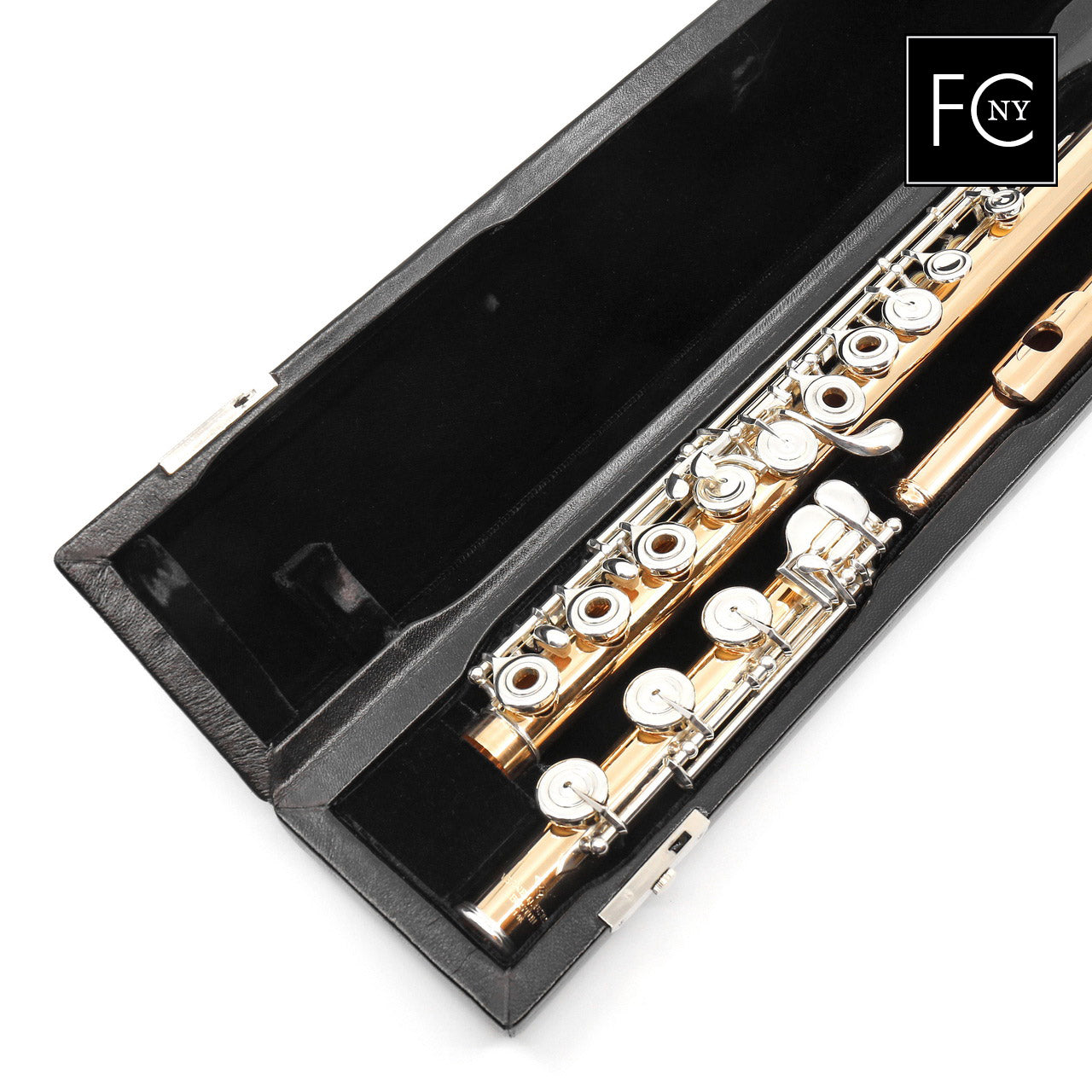 Verne Q. Powell Handmade Custom Flute in 14K Gold with Silver Mechanis ...