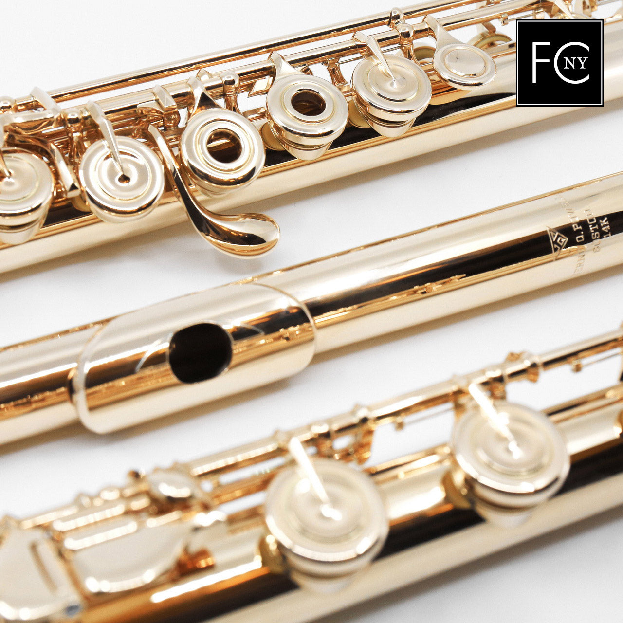 Verne Q. Powell Handmade Custom Flute in 14K Gold with Gold Mechanism ...